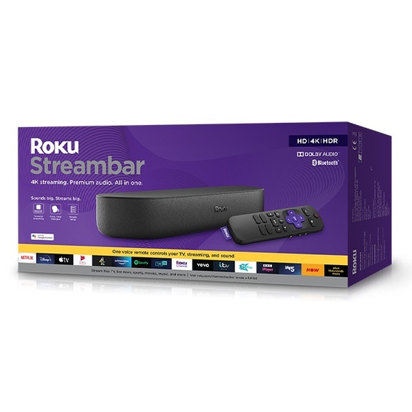 Roku | Other | Roku Streambar 4k Hdr Streaming Device Premium Roku ...